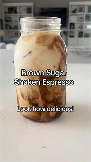 Brown Sugar Shaken Espresso: Easy Homemade Coffee Recipe