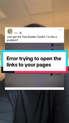 Error trying to open the links to your pages, explained #familytreenotebooks