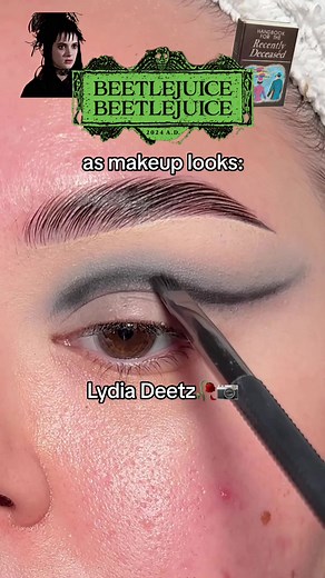 @Beetlejuice seated for miss Lydia Deetz tomorrow📷🥀 #beetlejuice #makeup #lydiadeetz #beetlejuice2 #makeuptutorial @Warner Bros Pictures