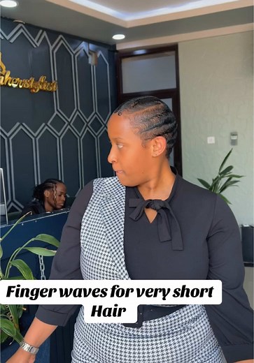 From very short natural hair to Finger waves #foryou #tiktokviral #pixiecut #fypシ #foryoupage #fypviral #trendingnow #nigeriatiktok🇳🇬🇳🇬🇳🇬 #tanzaniantiktok🇹🇿 #creatorsearchinsights