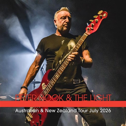 17K views · 1K reactions | Joy Division and New Order Founding bassist, Peter Hook, and his band The Light return to perform New Order’s album Get Ready (Crystal, 60 Miles an Hour) Plus a Selection of Joy Division and New Order Greatest Hits. NEW ZEALAND 2026 DATES  Jul 8 – Christchurch, James Hay Theatre  Jul 10 – Wellington, Opera House  Jul 11 – Auckland, Great Hall, Auckland Town Hall ️ Tickets on sale now. | Metropolis Touring NZ | Facebook