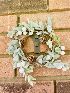 Holiday Ombré Boxwood & Berry Candle Ring 2.5” - Etsy