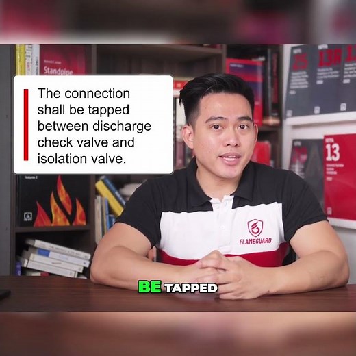 Fire pump sensing line NFPA 20 summarised in 30s