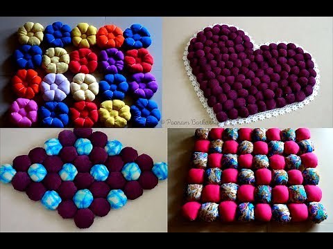 4 Creative Doormat ideas from old clothes | Door mat DIY | Make door mat at home