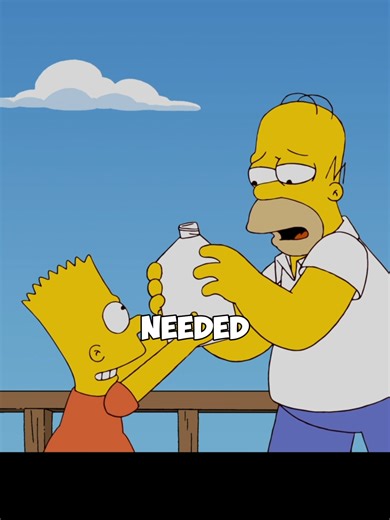 Homer was so hungry he'd eat anything.#fyp #fypシ #thesimpsons #foryoupage #cartoon #usa