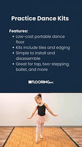 3 comments | Transform any space into your personal dance studio with a portable dance practice floor. Compact, easy to set up, and perfect for creating a multifunctional space! | Flooring Inc. | Facebook