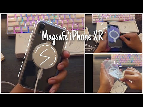 🍃 iPhone XR MagSafe || Magnetic Case Unboxing & 20w Fast Charging Adapter 🔥