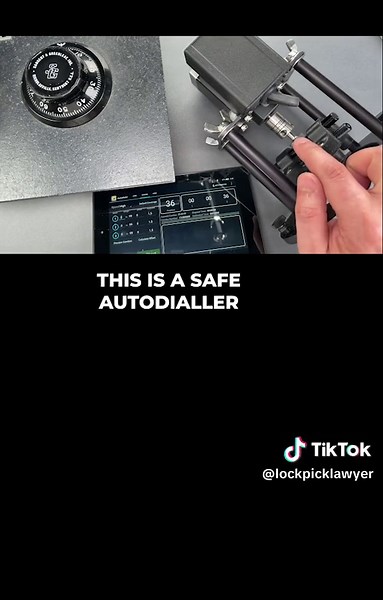 My New and Improved Robotic Safe-Craker. #fyp #viral #lockpicker #picklock #lockpickinglawyer #safe #safecracking #safecracker #safecrack #lockpicking