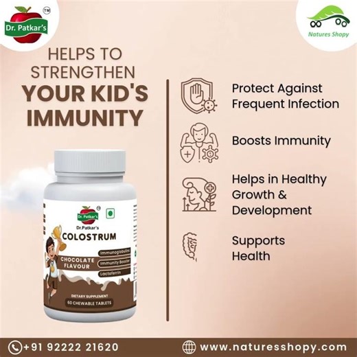 Best Immunity Booster for Kids | Colostrum Chewables for Healthy Growth | Gut Health