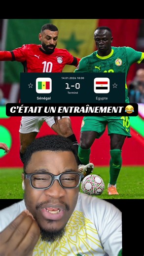 Match Sénégal vs Égypte : Entraînement et Performances de Sadio Mané