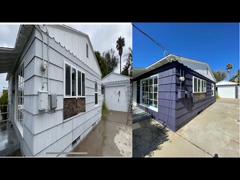 Painting Cedar shingles / How to paint Exterior house / step by step / como pintar casa por fuera
