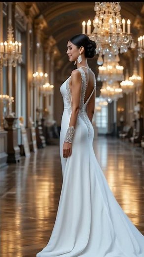 Parisian Elegance by Maison Vervelle #gownandglow #weddingdress #gracefulfashion #weddinginspiration