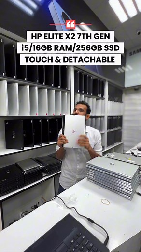 ✨ HP Elite x2 – Power Meets Portability! ✨🚀 7th Gen Intel Core i5💾 16GB RAM | ⚡ 256GB SSD🖥️ Premium Detachable 2-in-1 Design💼 Perfect for business, travel & productivity | Touchscreen convenience📦 Ready to boost your workflow!🔥 Grab this powerful detachable laptop/tablet combo today!DM for price & availability. | AKR Online Store