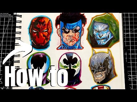 How to draw faces (comic art style)