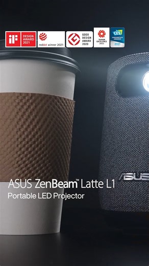 2.3K views | Innovative design that fits right in to your home decor!  ☕ The ZenBeam Latte L1 is a uniquely designed coffee-mug-shaped portable projector that is also the world's first to feature a textured fabric aesthetic that fits in any home décor! Check out more about this award-winning projector here ➡️ https://ca.asus.click/ZenBeamLatteL1 | ASUS | Facebook