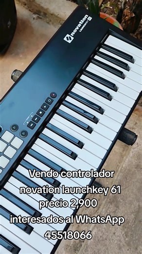 Vendo Controlador Novation Launchkey 61 a Buen Precio