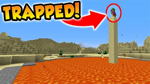 Setting traps for another YouTuber in Minecraft adventure