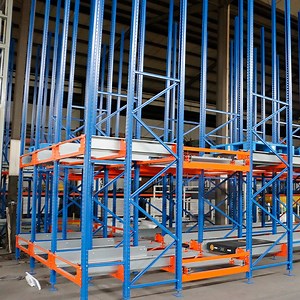 [Hot Item] Heavy Duty Load 1000-1500kg Adjustable Radio Warehouse Pallet Shuttle Racking System