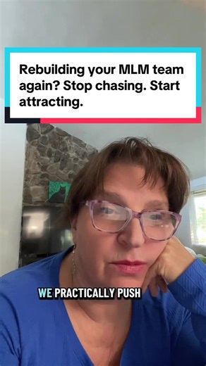 Are you a mom in network marketing rebuilding your team again and again? It’s not your fault. The system burns people out by pushing instead of attracting. There is a better way to build online without chasing, DM in, or begging. Create content. Become magnetic. Let the right people come to you. Comment READY if you want to learn attraction based marketing and build your business without a burnout.
