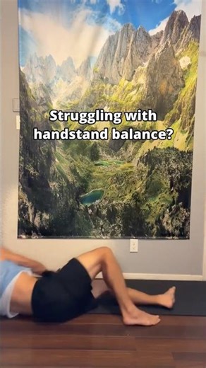 Handstand modifications for easier balance