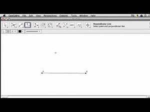 Geogebra Tutorial for Drawing a Rectangle