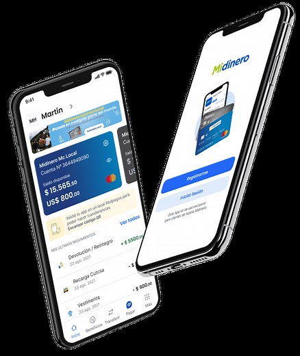 Con la App de Midinero, controlá tu cuenta y enviá dinero fácilmente