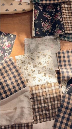 🍇Patchwork camisole top made with a home sewing machine🤎#shorts #sewing #patchwork #falloutfits