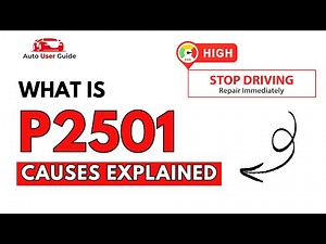 What is P2501 : Engine Error Code Causes Explained
