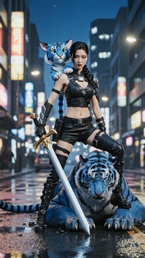 RUMI DERPY TIGER CAT POSE FIGHT BATTLE MONSTER #kpopdemonhunters #kpdh #kpop #rumi #mira #zoey #jinu