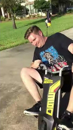 Dad’s turn to test drive Razor Power Rider 360