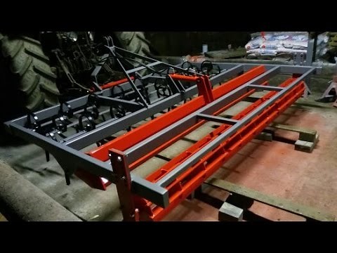 HomemadeTine Leveling Harrow Fabrication