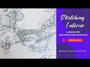 Mastering Landscape Architecture Drawing | Step-by-Step Tutorial | SketchingInteriors by F&M