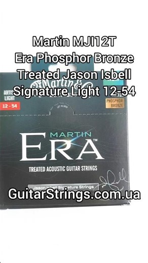Martin MJI12T Era Phosphor Bronze Treated Jason Isbell Signature Light 12-54 #guitarstrings #струны