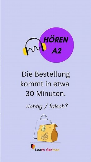 #20 A2 Hören üben | Practice Listening Skills in German A2 | Learn German | Goethe Zertifikat A2