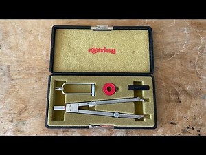 Review - Rotring Technical Compass w Telescopic Leg and Tech Pen Holder