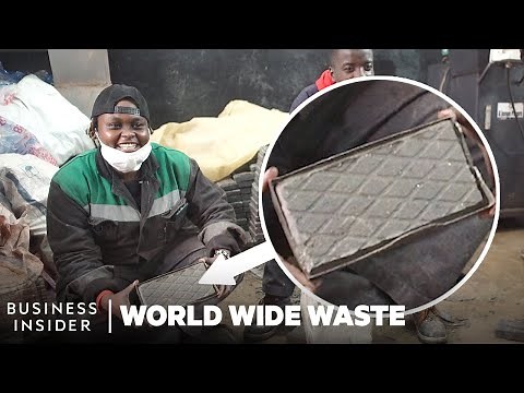 Young Inventor Makes Bricks From Plastic Trash | World Wide Waste | Business Insider