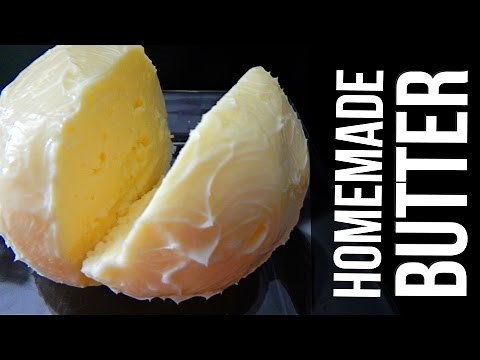 HOW TO MAKE BUTTER AT HOME