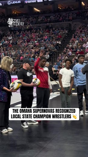 The Omaha Supernovas recognized some elite local talent during their match tonight: - 🥇A144 champion Kameron Green (Creighton Prep) - 🥇A106 champion Terence Crawford (Omaha North) - A144 qualifier and two-time medalist 🥇🥈 Jermaine Dortch (Omaha North)