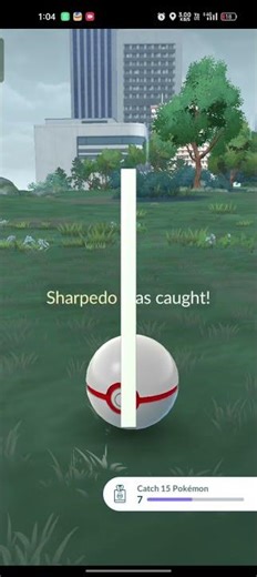 🔥 Pokémon GO Caught Shiny Sharpedo | Rare Shiny Catch! 🦈✨