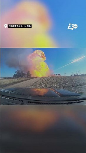 Propane tank in rural Nebraska explodes during house fire