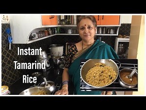 Instant Tamarind Rice!! Easy One dish meal!!