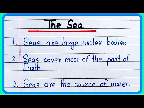 10 lines on sea in English | Essay writing on sea