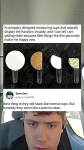 These measuring cups visually display fractions for clear understanding while cooking