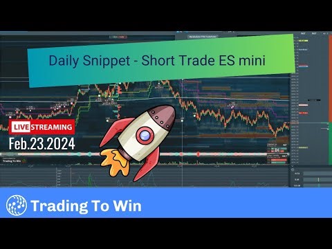 TTW Daily Snippets - Feb.23.2024 - Short Trade ES mini