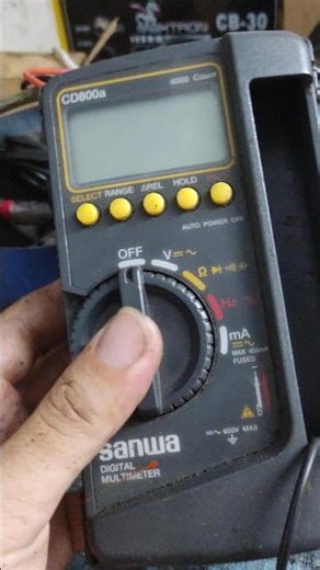 AVO METER / MULTI TESTER SANWA #electrical #tutorial