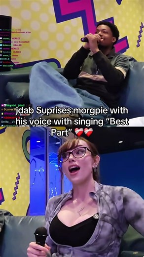 jdab suprises morgpie #twitch #funny #rizz #clips #jdab