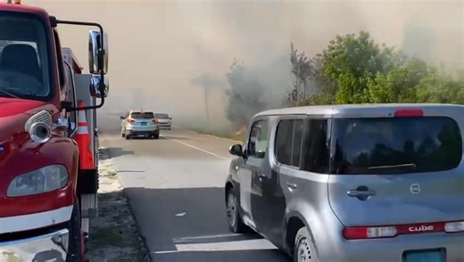 14K views · 52 reactions | BREAKING: Bush Fire Ignites Near Grand Bahama Sports Complex A bush fire has erupted on Coral Road near the roundabout approaching the Grand Bahama Sports Complex. Motorists are urged to exercise caution when driving through the area. At this time, the fire does not pose a threat to any nearby homes. This is a developing story. Stay tuned for updates. | ZNS Northern Service | Facebook