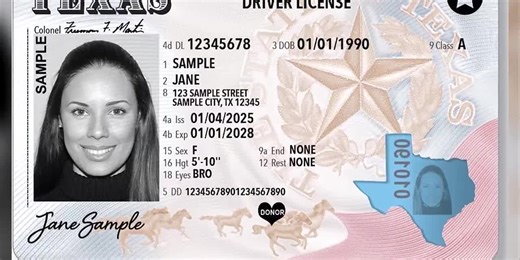 Texas issuing new driver licenses