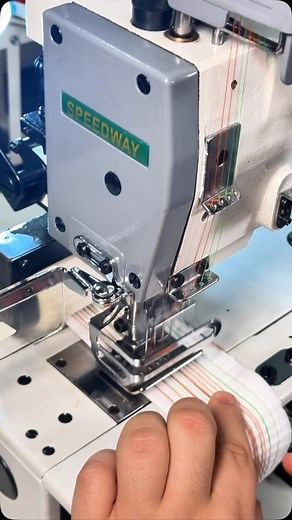 5K views · 157 reactions | $1,985✨ MULTI-NEEDLE Speedway SP-2000-4 - Double Chain Stitch (no bobbin needed, perfect for elastic and long seams!) - Energy-saving motor!! - Highly versatile, ideal for use as a “binding machine” - 4 needles (1/4” spacing between needles) – customizable to meet your needs!!! - Built-in notched puller!⚙️ - 4,500 SPM  #sewing #textiles #embroidery #sewist #sewingproject #sewingmachine | Supra Sewing | Facebook