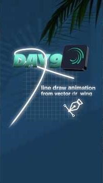 Day 9 | Alight Motion Line Draw Animation ✏️ | Vector Drawing Trick #tutorial #alightmotion